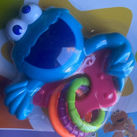 Sesame Street | Toys | Sesame Street Rattle With Rings 8 Months | Poshmark